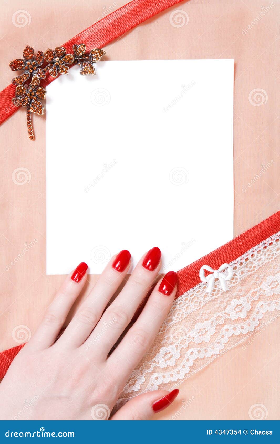 Post card with woman hand stock photo. Image of cardboard - 4347354