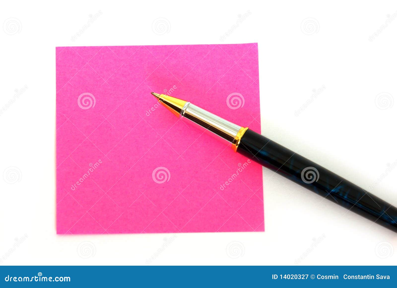 Post-it cor-de-rosa imagem de stock. Imagem de evento - 14020327