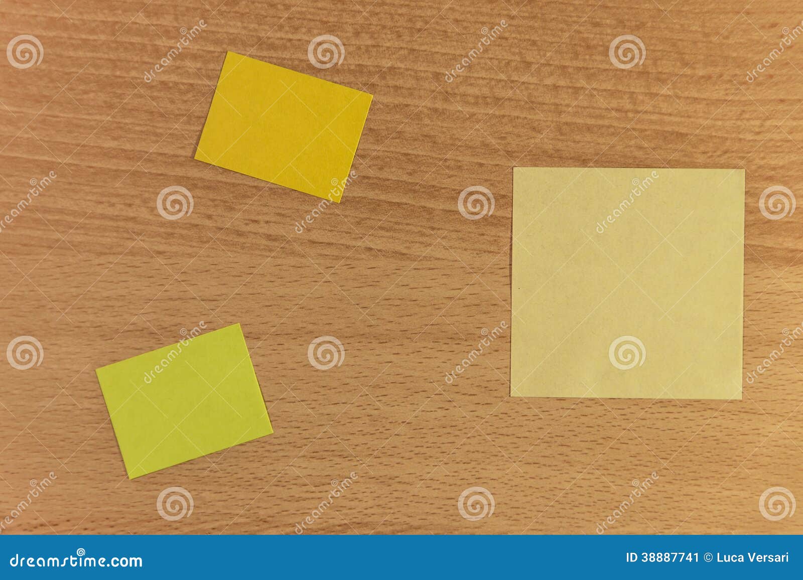 Post-it desktop stock image. Image of frame, empty, office - 38887741