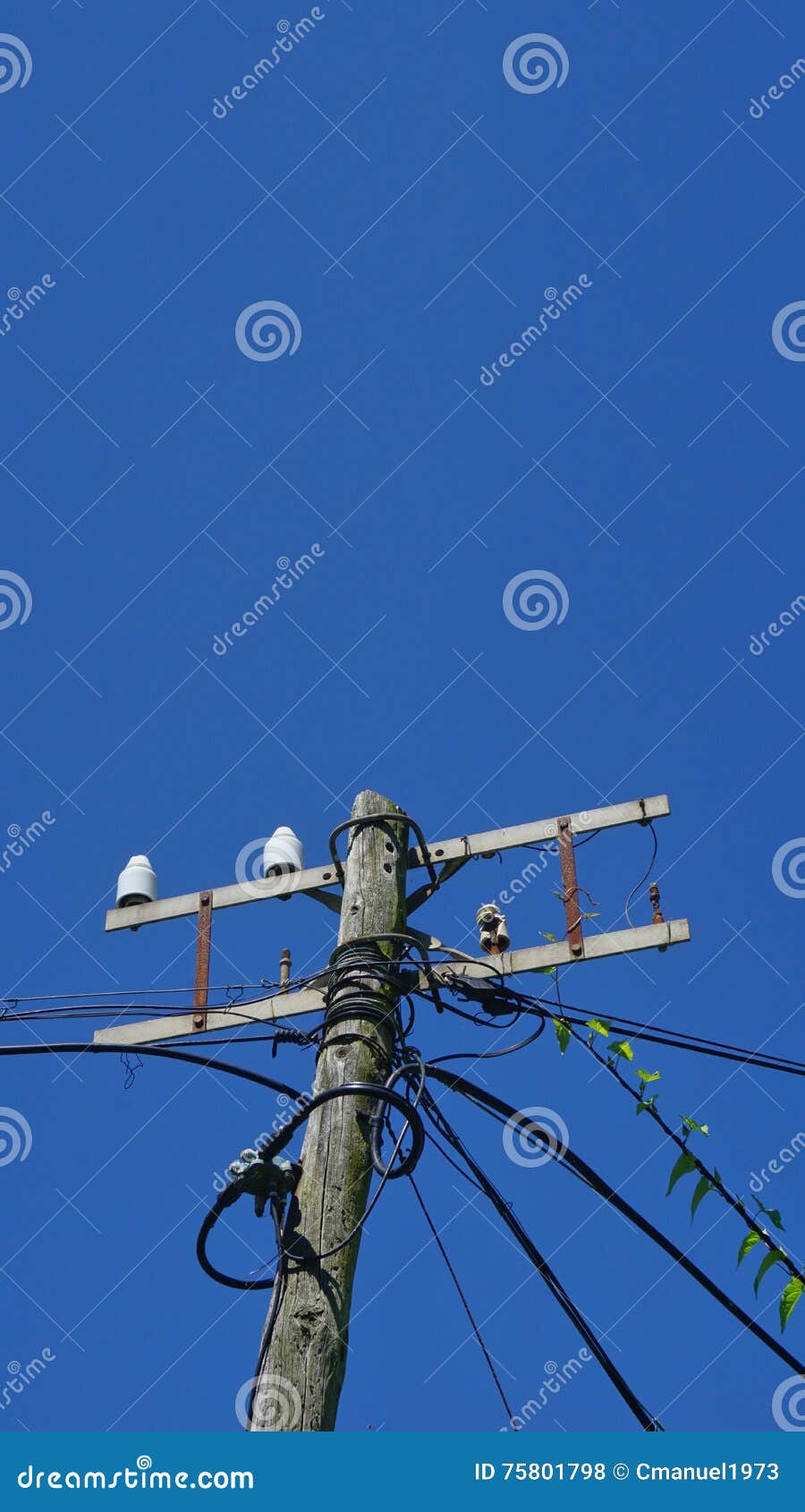 Post electrical stock photo. Image of industrial, connection - 75801798