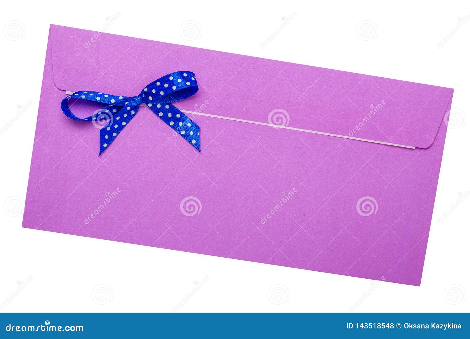 Post Envelope with Bow. a Beautiful Envelope for Designers Stock Photo ...