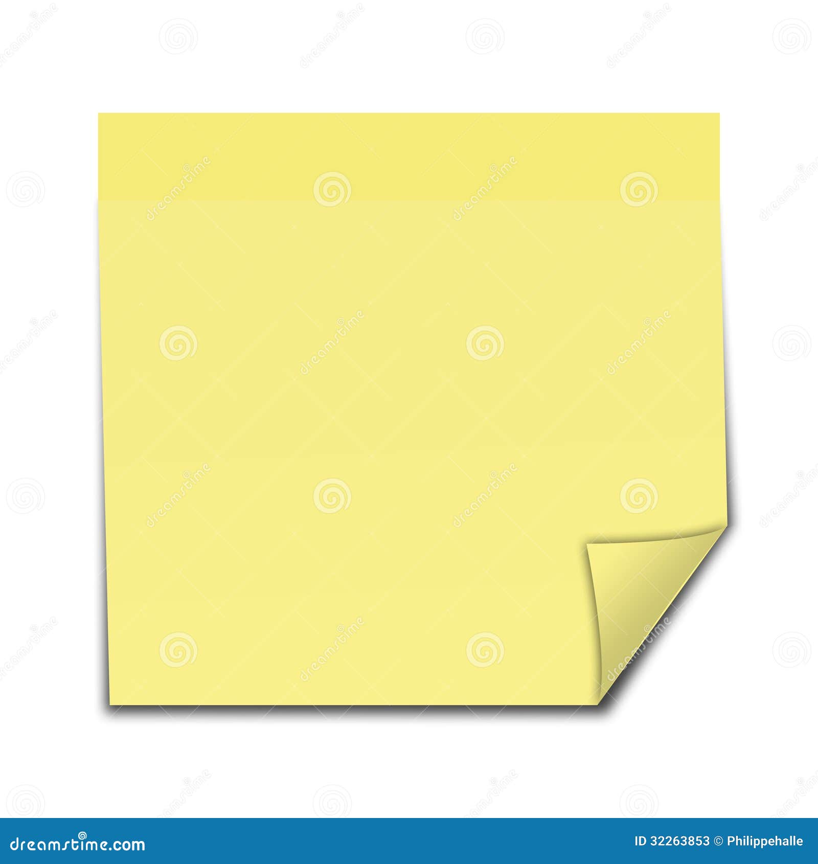 Post-it giallo immagine stock. Immagine di documento - 32263853