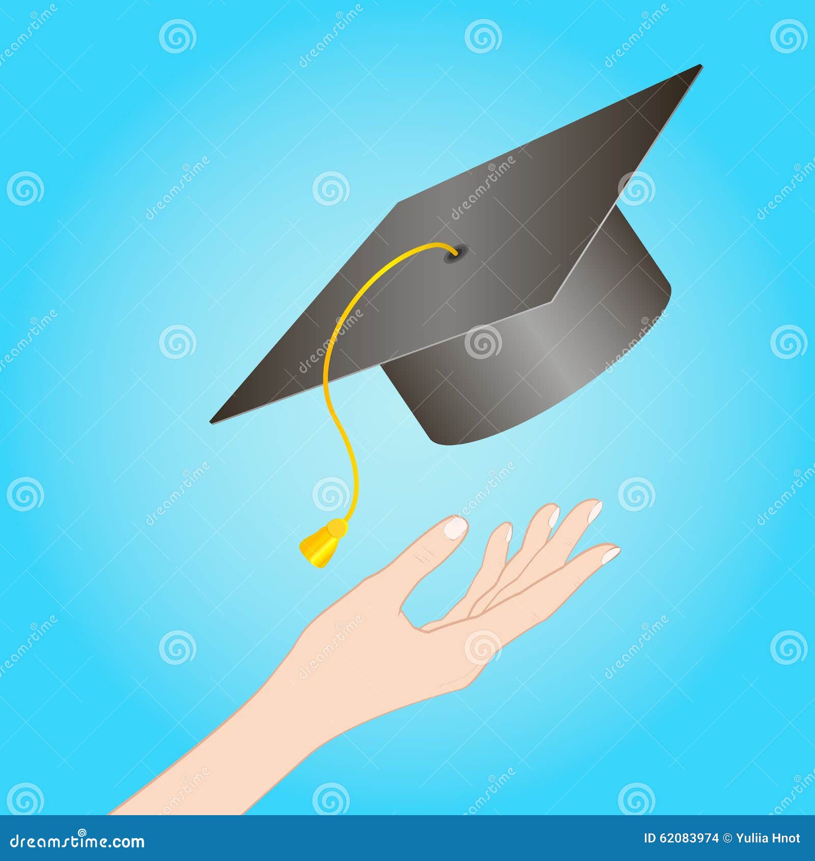 Post graduate stock vector. Illustration of close, graduation - 62083974