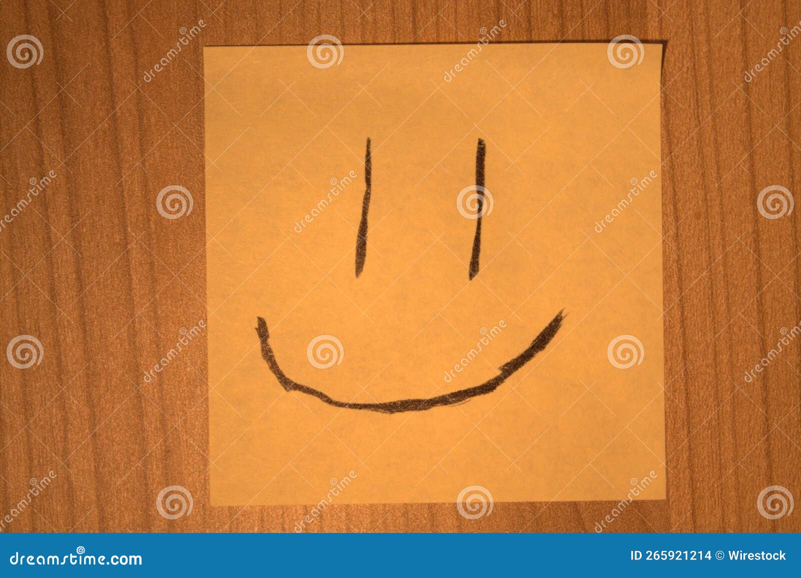Post-it Happy, Glad Smiley Face Stock Photo - Image of expression ...