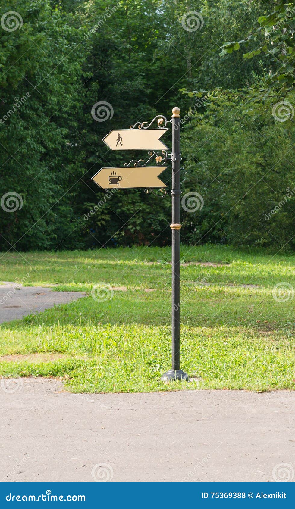 Post indicating directions stock photo. Image of cursor - 75369388