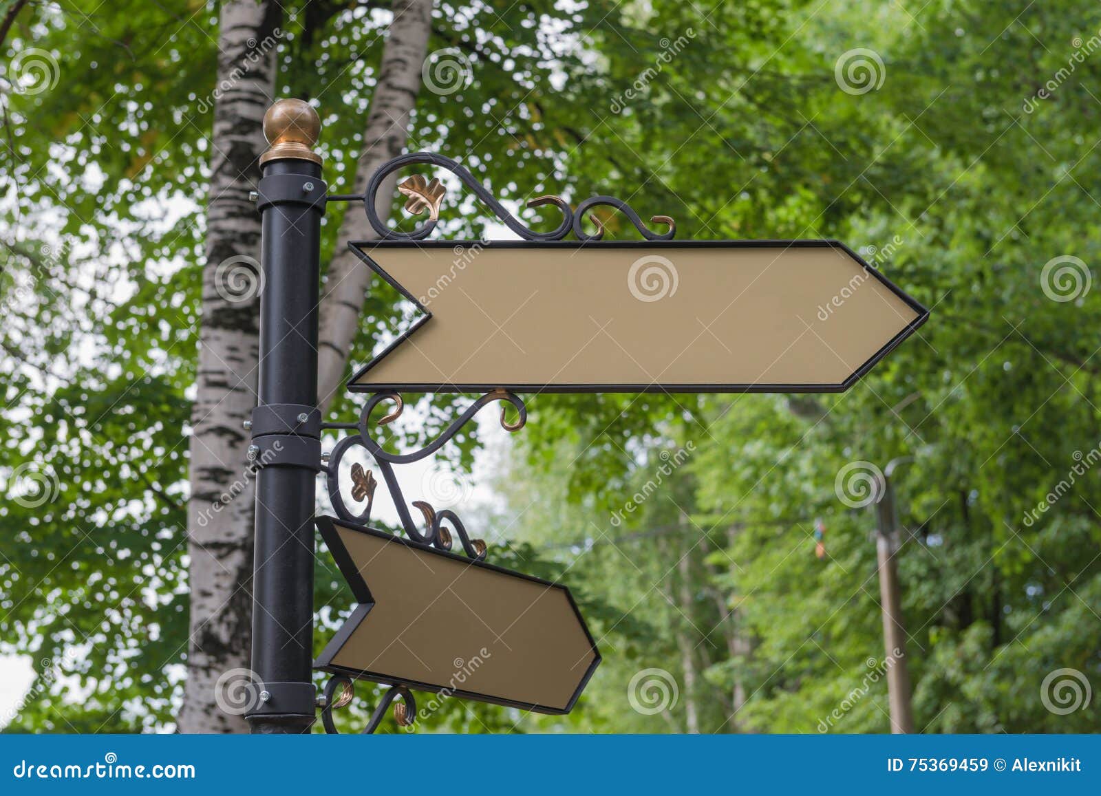 Post indicating directions stock image. Image of public - 75369459