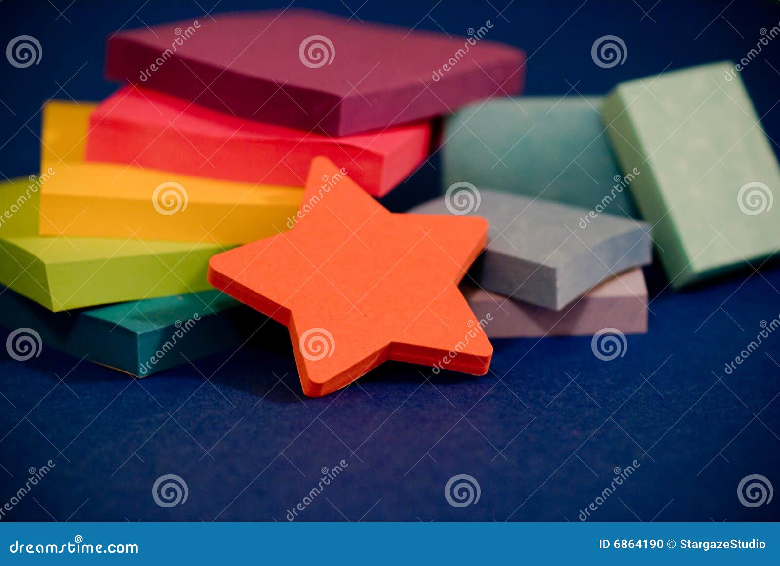 Post its stock photo. Image of notepads, document, blue - 6864190