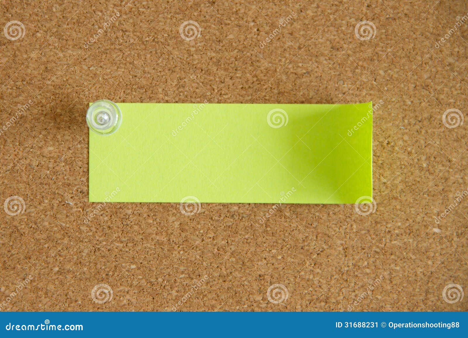 Post-its in a cork board stock image. Image of announcement - 31688231