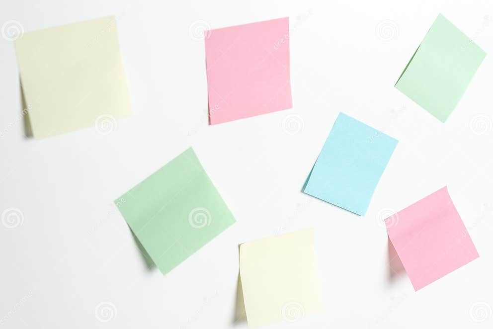 Post-it stock photo. Image of background, memory, message - 63846556
