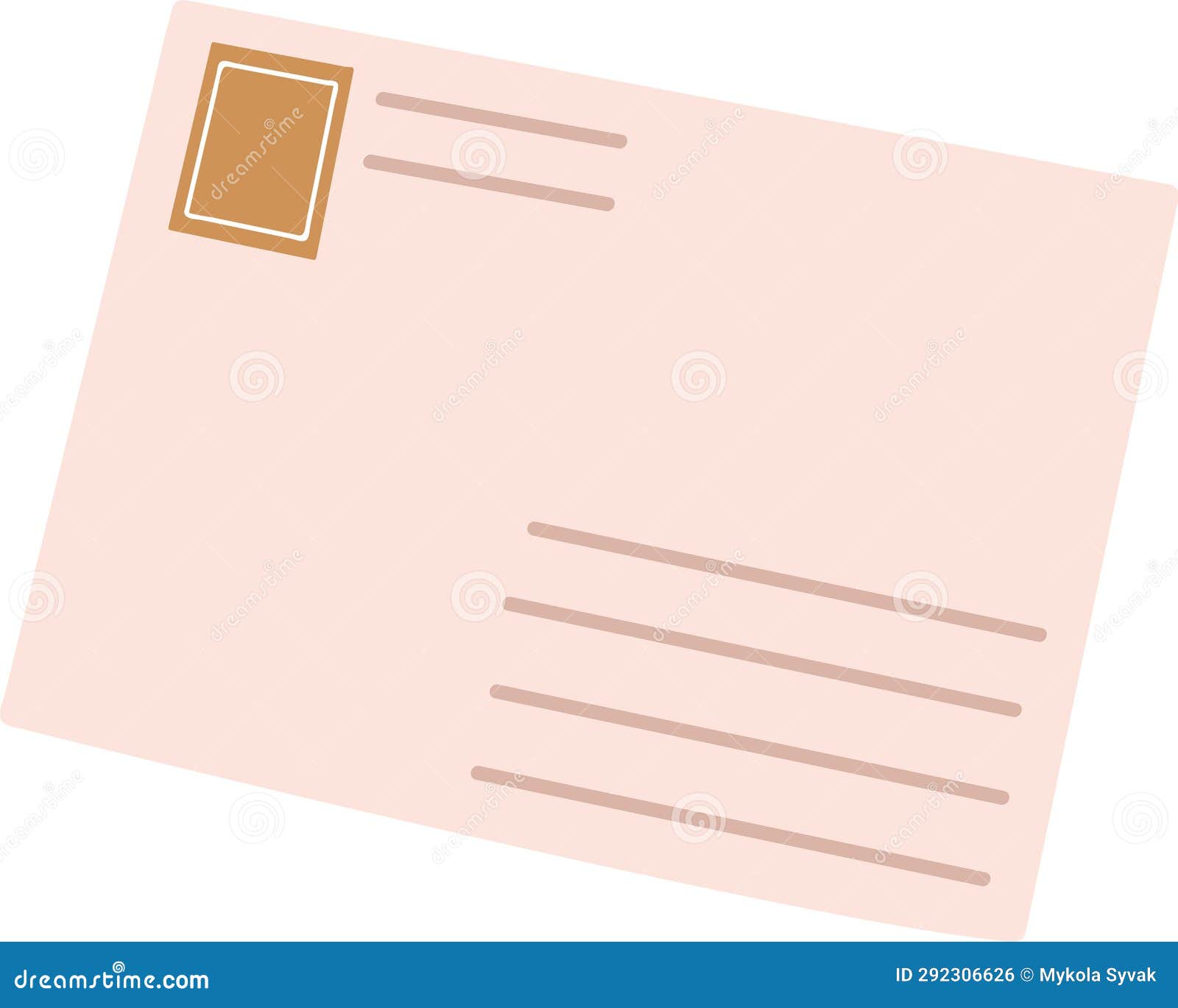 Post Letter Icon stock vector. Illustration of vector - 292306626