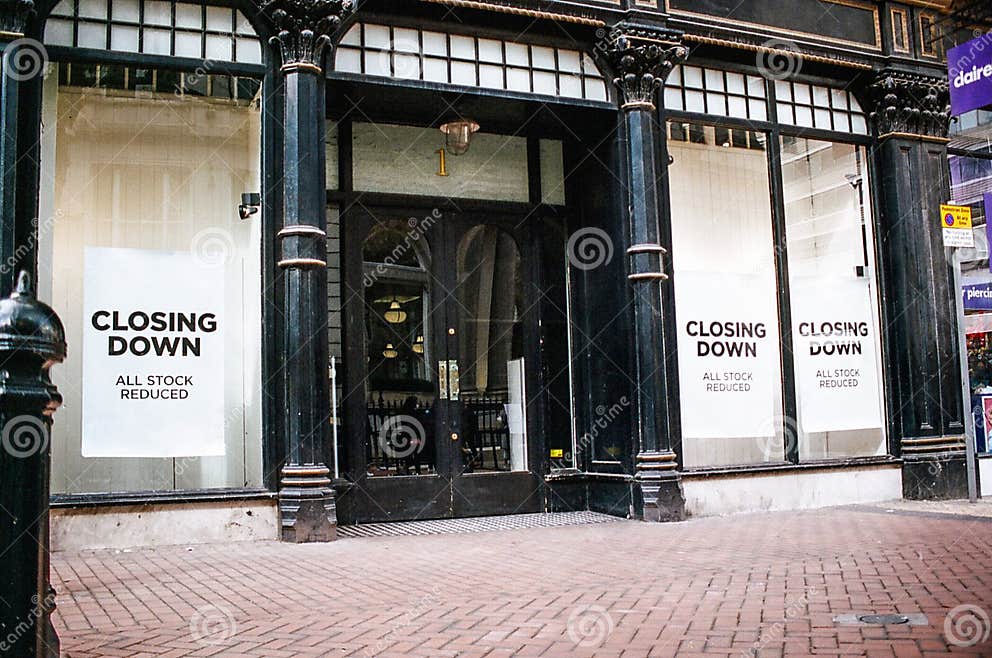 Post Lockdown Company Closing Down Editorial Photo - Image of compan ...