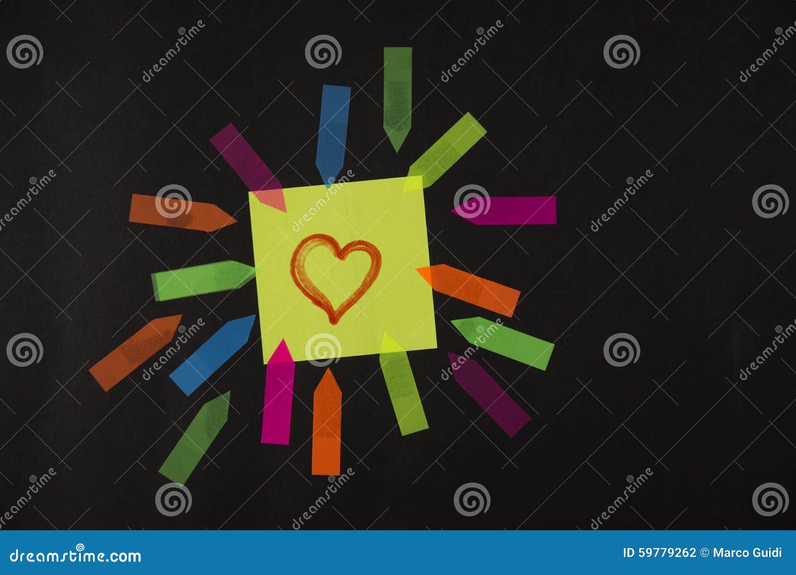 Post it love stock photo. Image of paper, note, valentine - 59779262