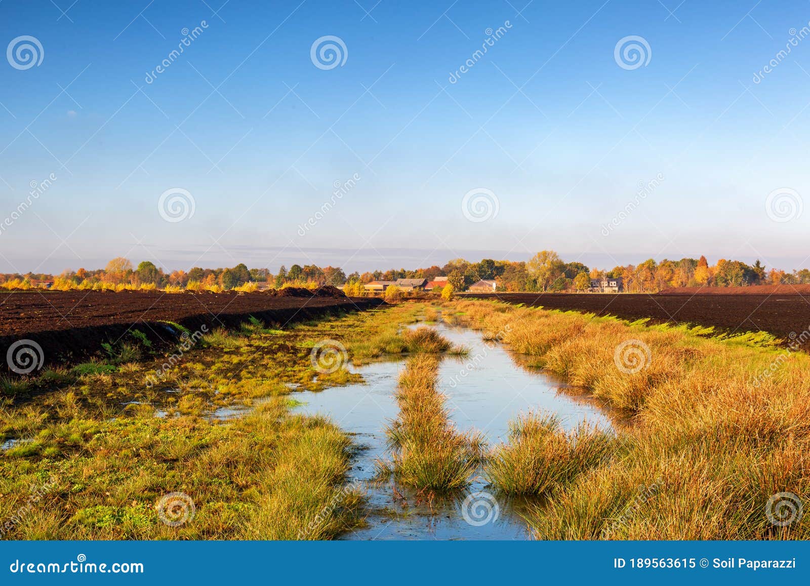 Post Mining Land at a Peat Excavation Site in Northwestern Germany ...