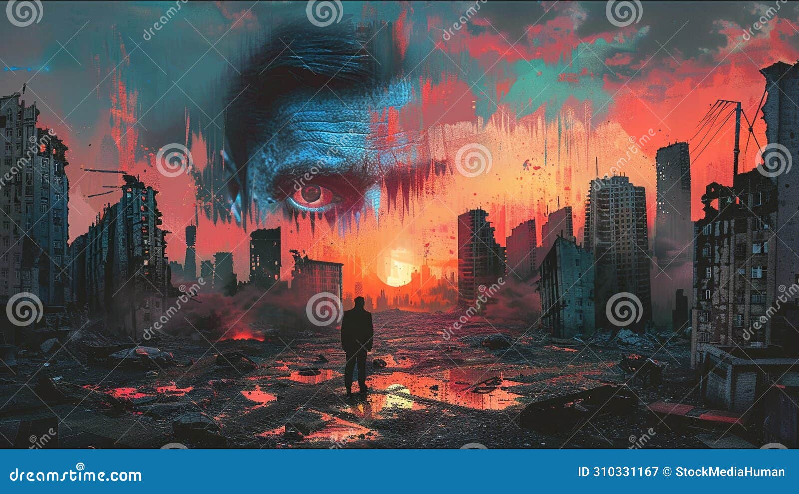 Post Modern Apocalypse Hellscape Brave New World 1984 Totalitarianism ...