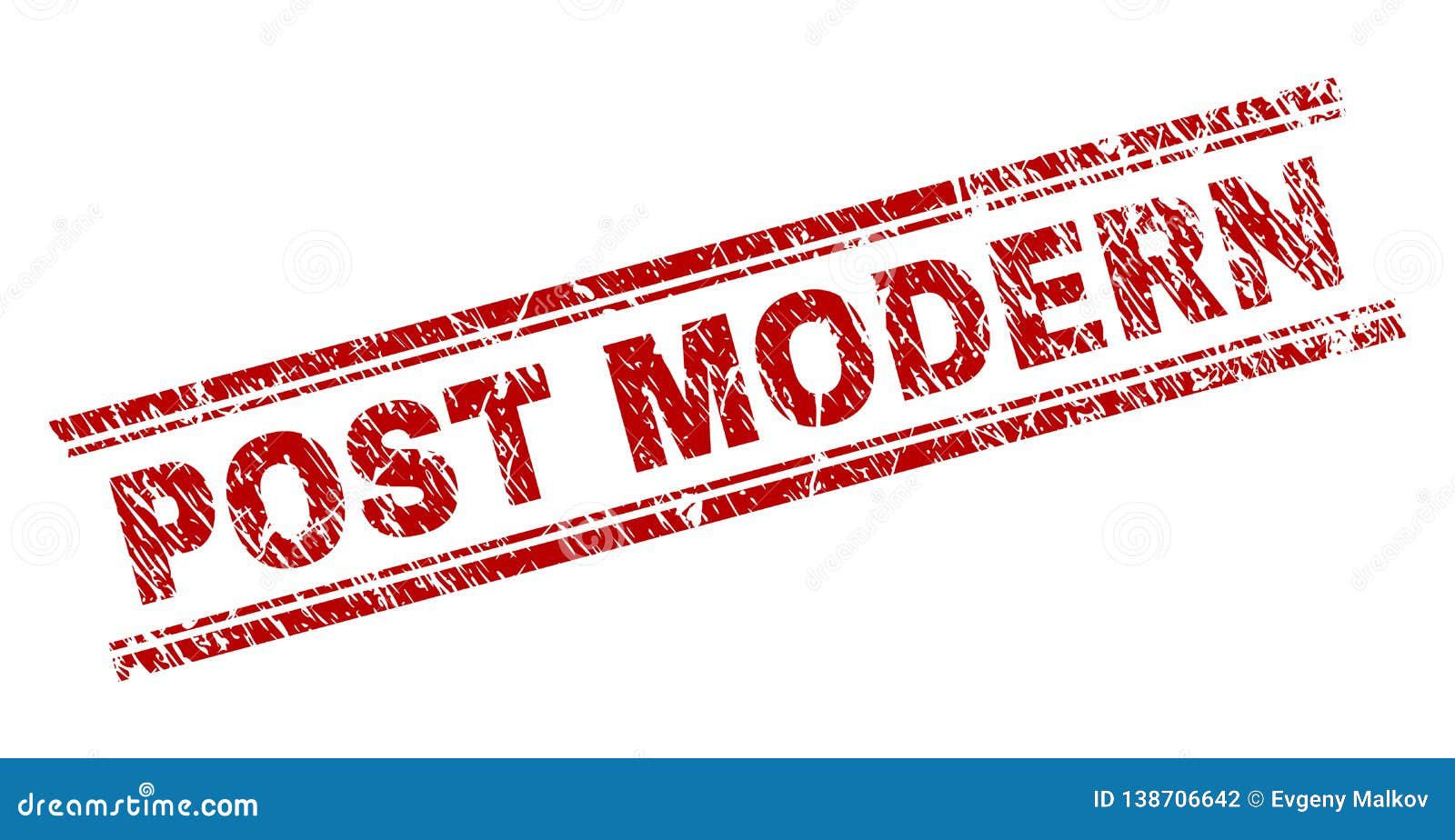 Grunge Textured POST MODERN Stamp Seal Stock Vector - Illustration of ...