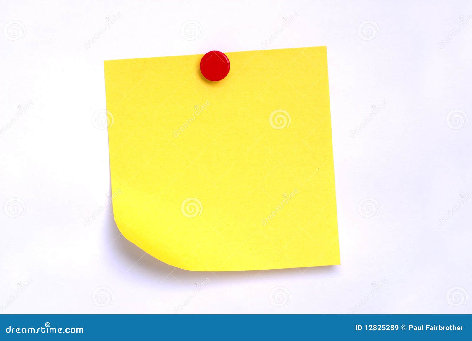 Red Post It Note