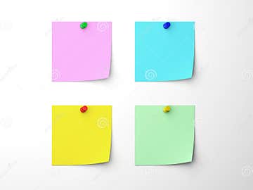 Post it Note stock illustration. Illustration of scribble - 15804481