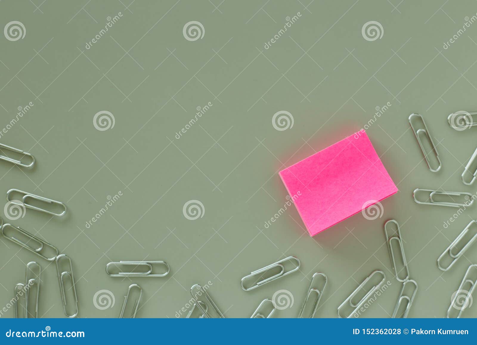 Post it Note and Clips Top View Desk Stock Photo - Image of write, clip ...