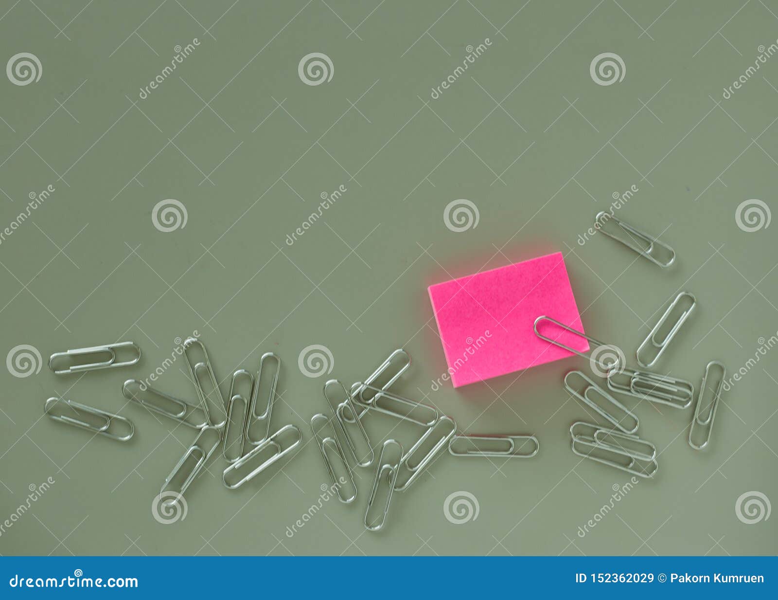 Post it Note and Clips Top View Desk Stock Image - Image of workplace ...