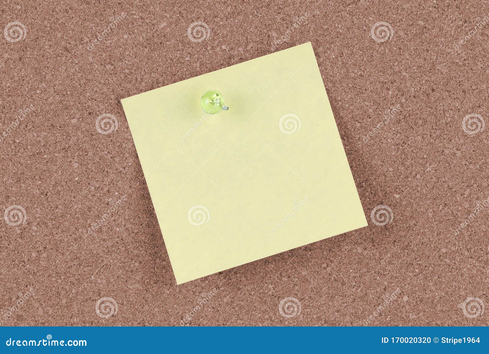 Post Note on a Cork Notice Board Stock Photo - Image of bulletin ...