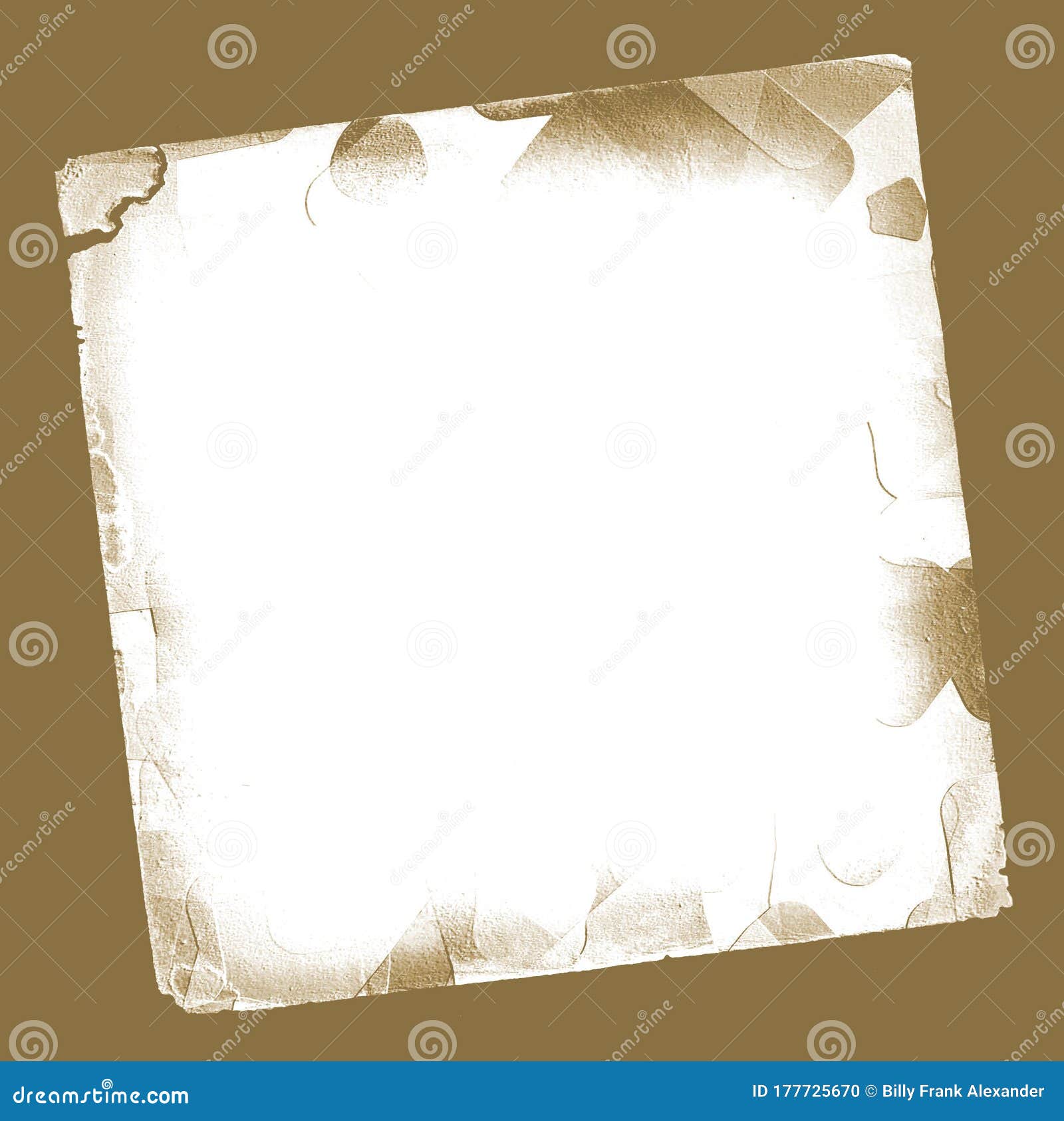 Post it Note Frame with Copyspace Monotone Stock Illustration ...