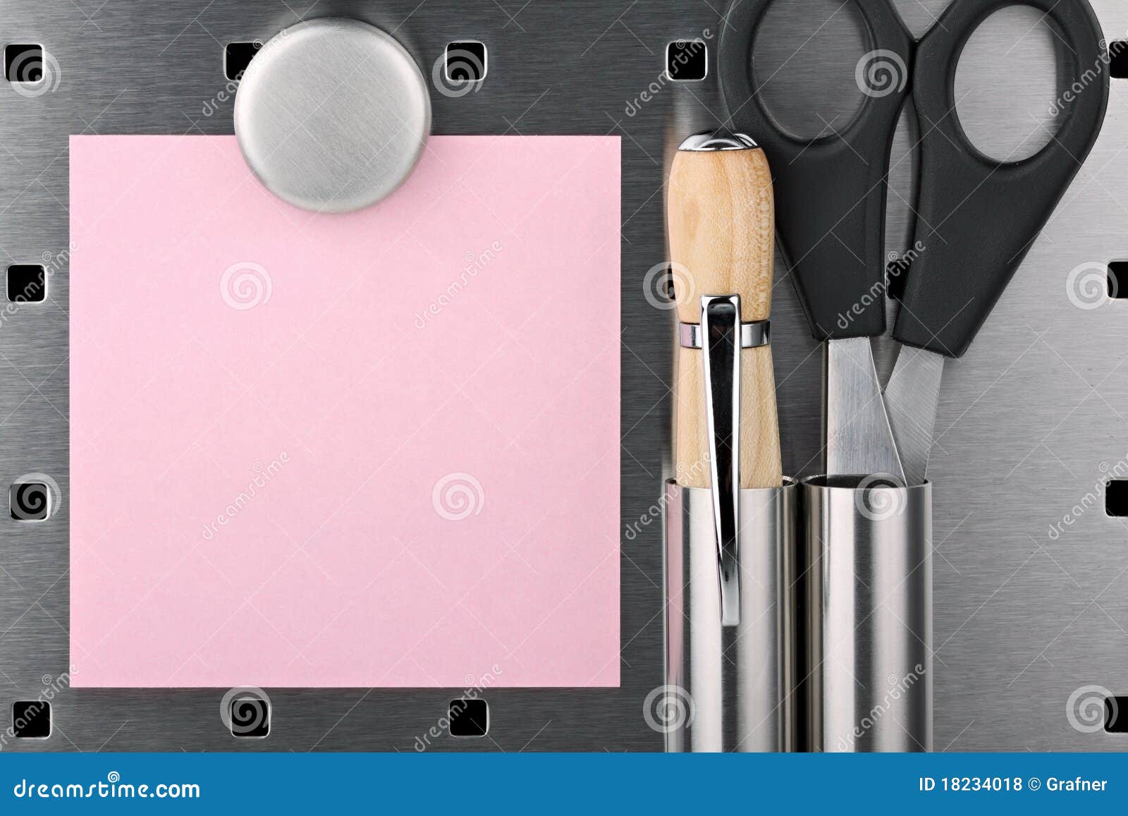 Post-it note II stock photo. Image of magnet, work, post - 18234018
