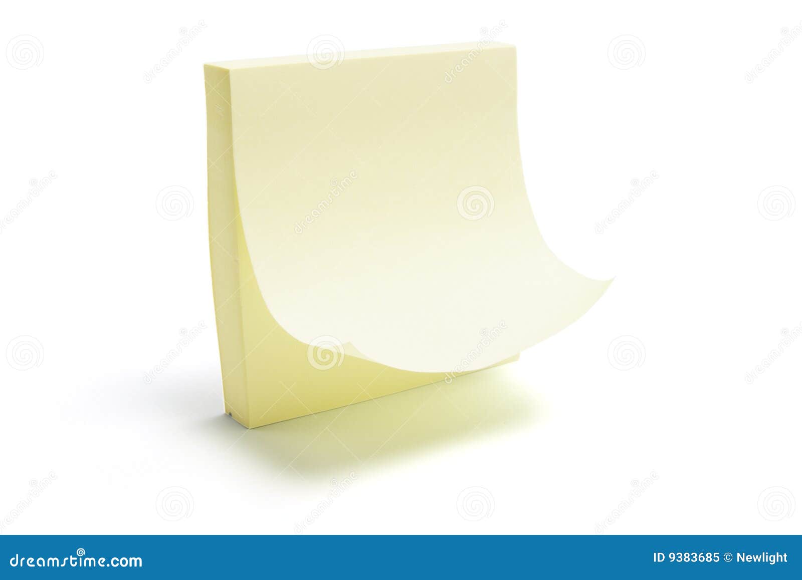 Post it Note Pad stock image. Image of sticky, text, memo - 9383685