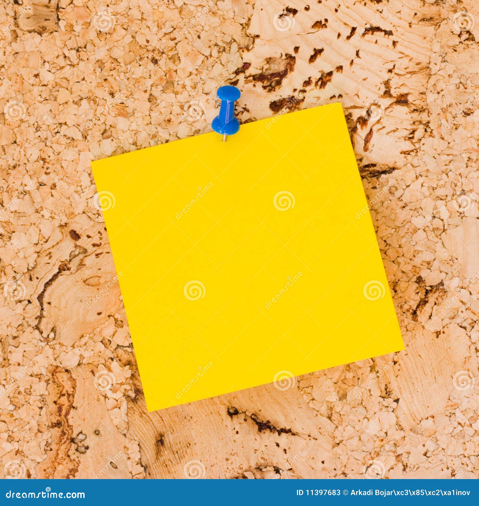 Post-it note paper stock image. Image of thumbtack, tack - 11397683