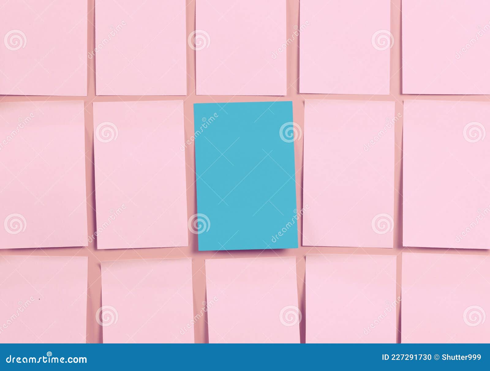 Post it Note Paper with Selection Concept Stock Photo - Image of ...