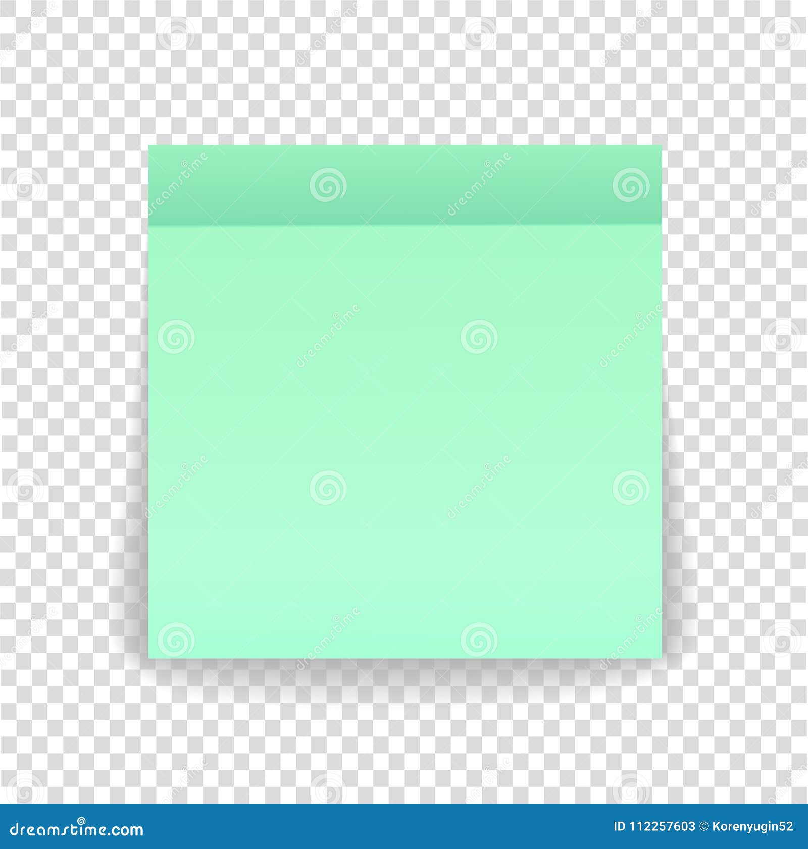 Post Note Paper Sheet or Sticky Sticker with Shadow Isolated on Stock ...