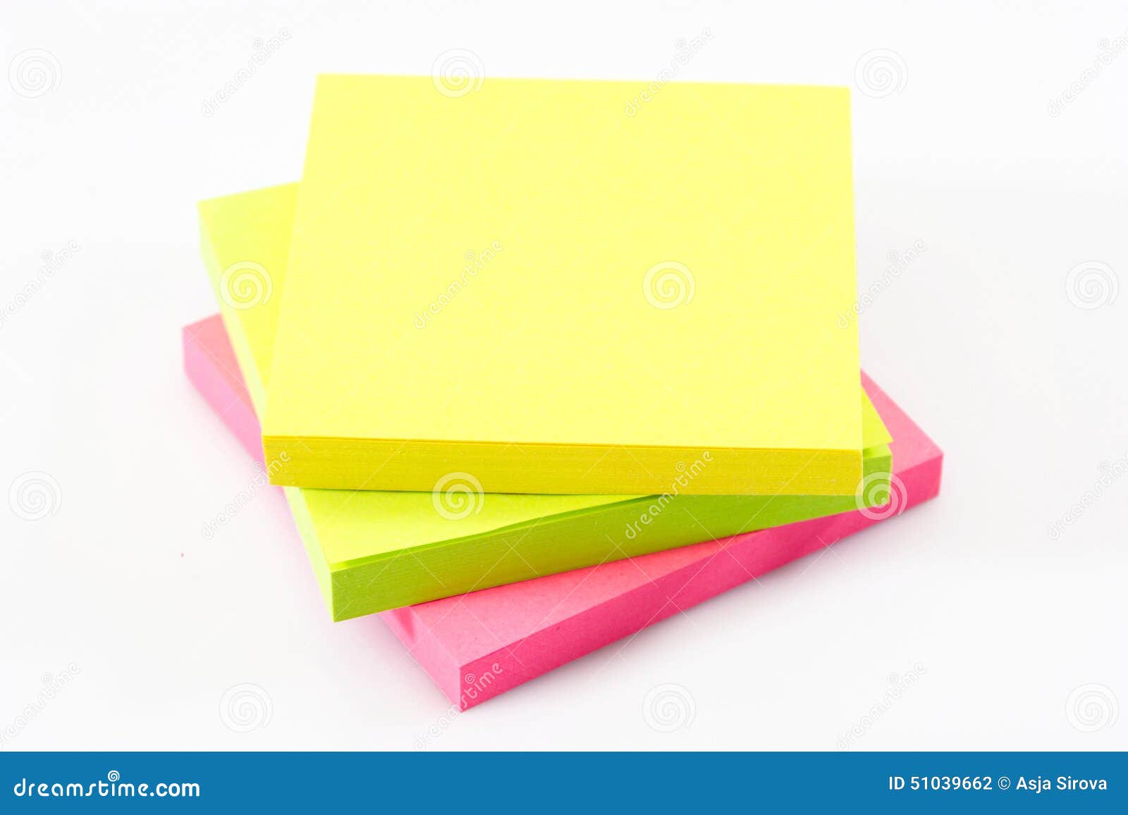 Post-it note paper stock photo. Image of yellow, paper - 51039662