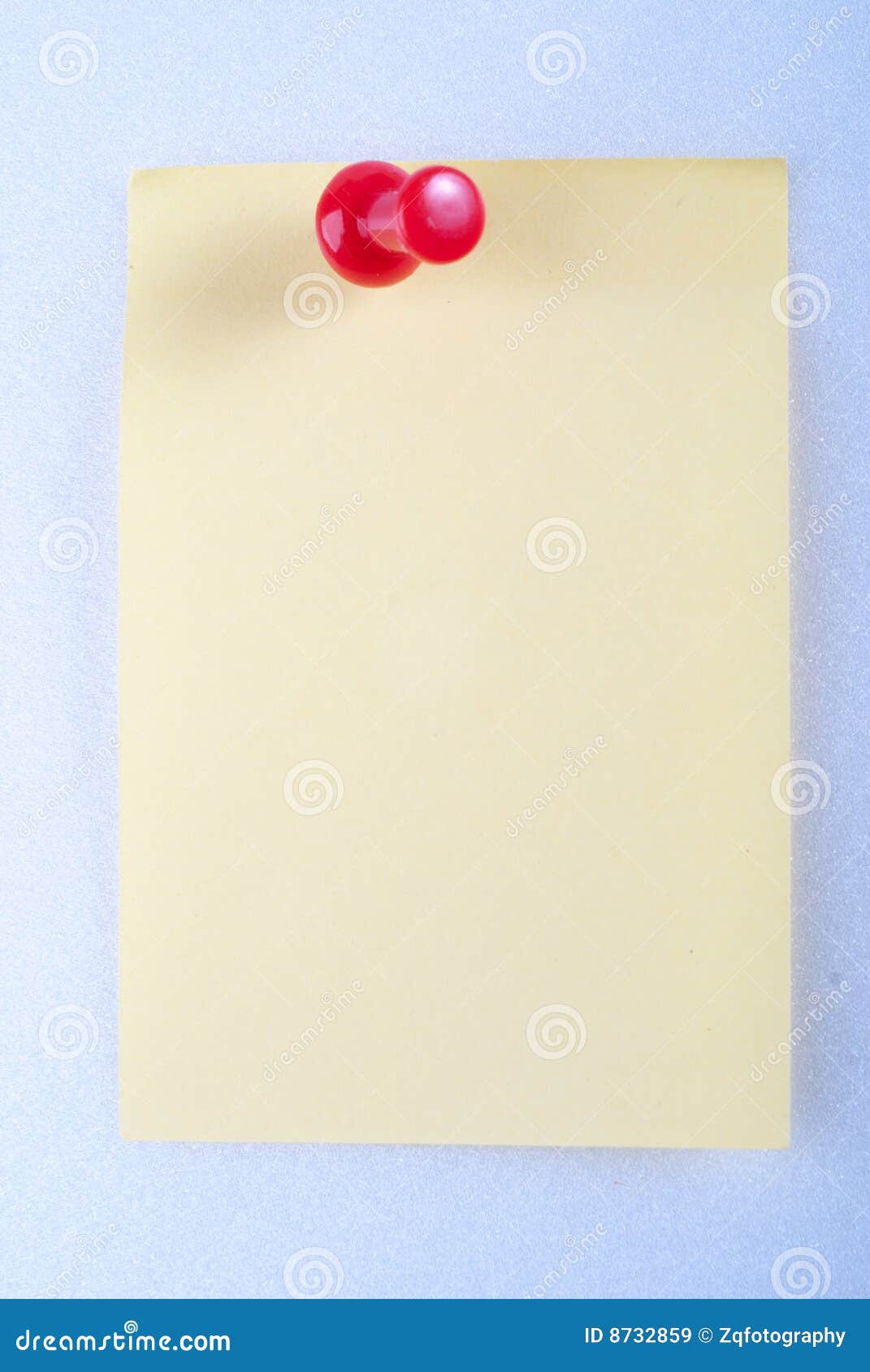 Post-it note with pin stock image. Image of blank, organize - 8732859