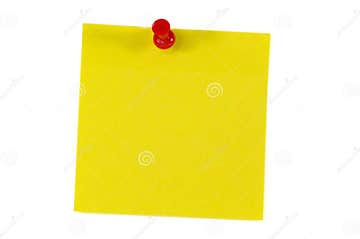 Post-it Note and Push Pin stock photo. Image of bulletin - 1355630