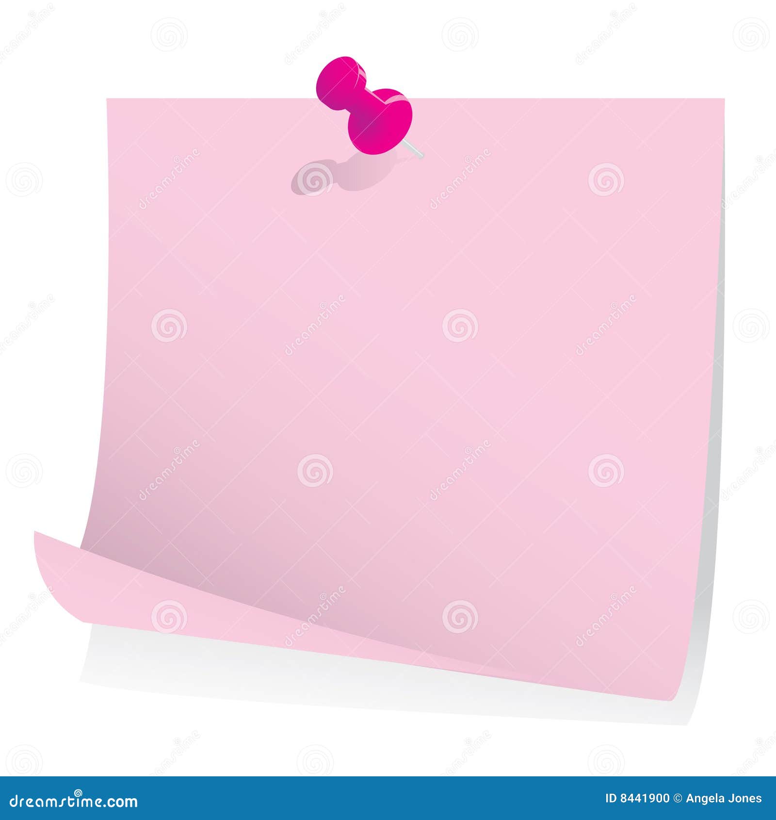 Pink Post It Note Png