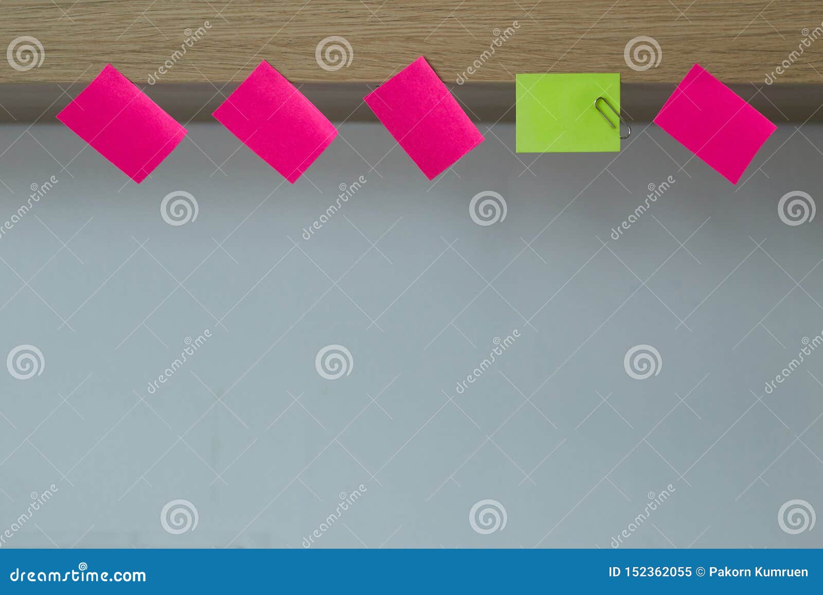 Post it Note Stick on the Wooden Floor Stock Image - Image of list ...