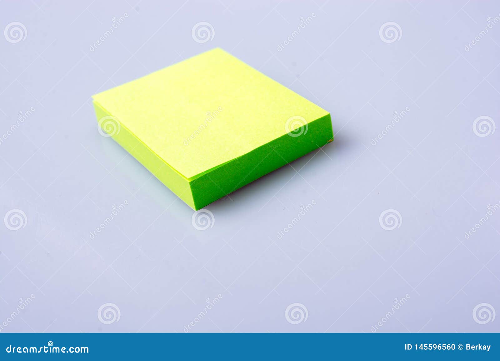 Post Note Sticker for Taking Notes on White Background Stock Photo ...