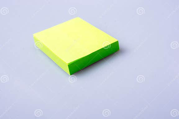 Post Note Sticker for Taking Notes on White Background Stock Photo ...