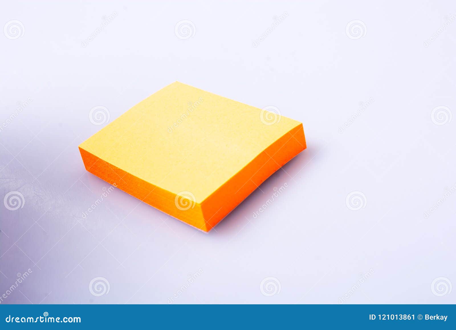 Post Note Sticker for Taking Notes on White Background Stock Image ...