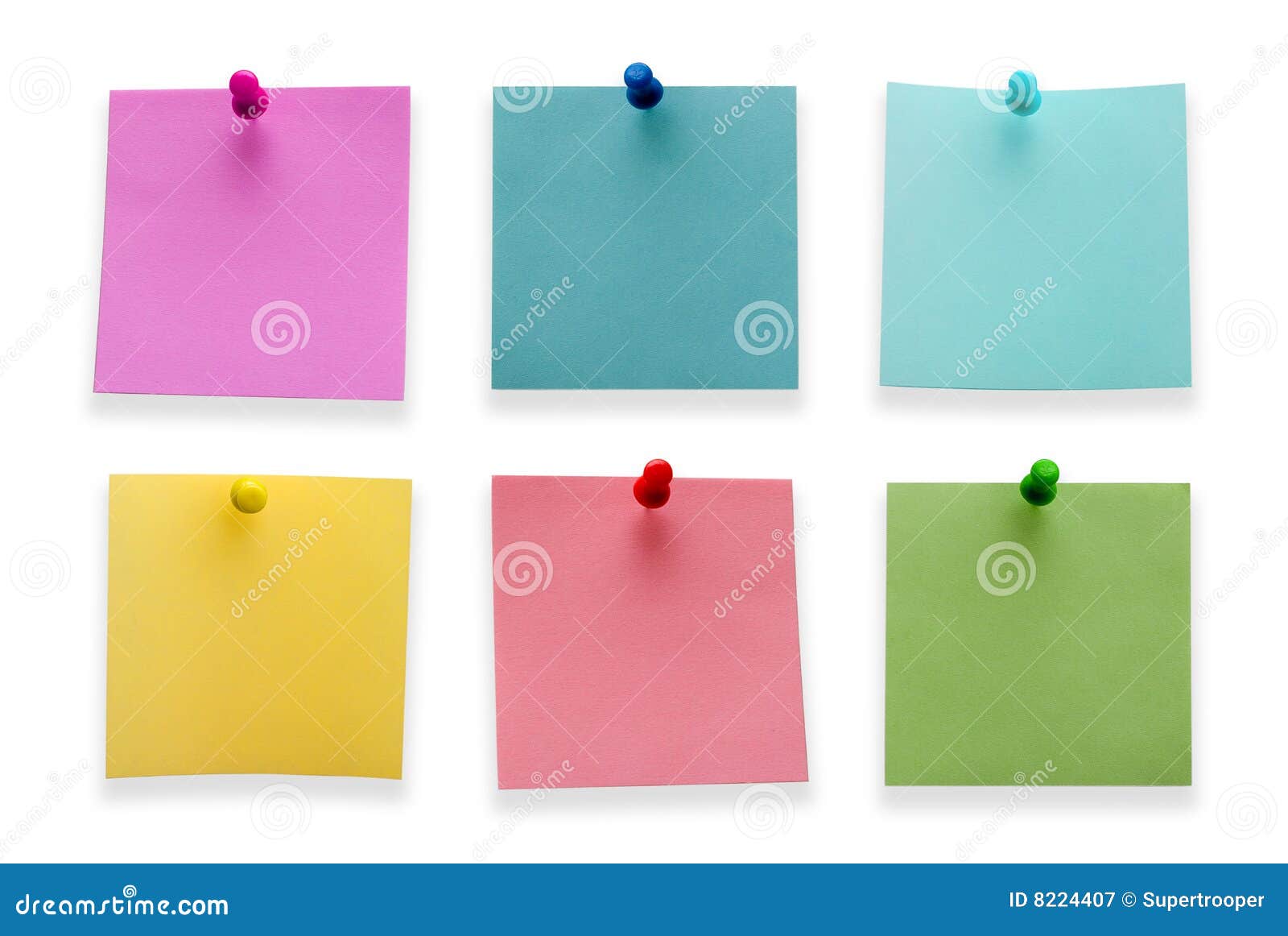 Two Post-it Notes With Handwritten HAVE A NICE DAY Royalty-Free Stock ...