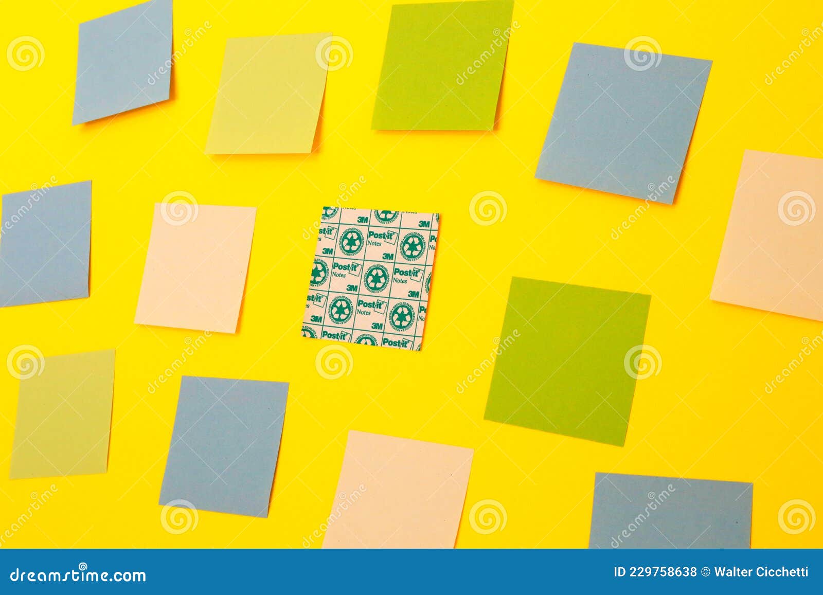 Post-it Notes, Brand of 3M Company Editorial Stock Photo - Image of ...