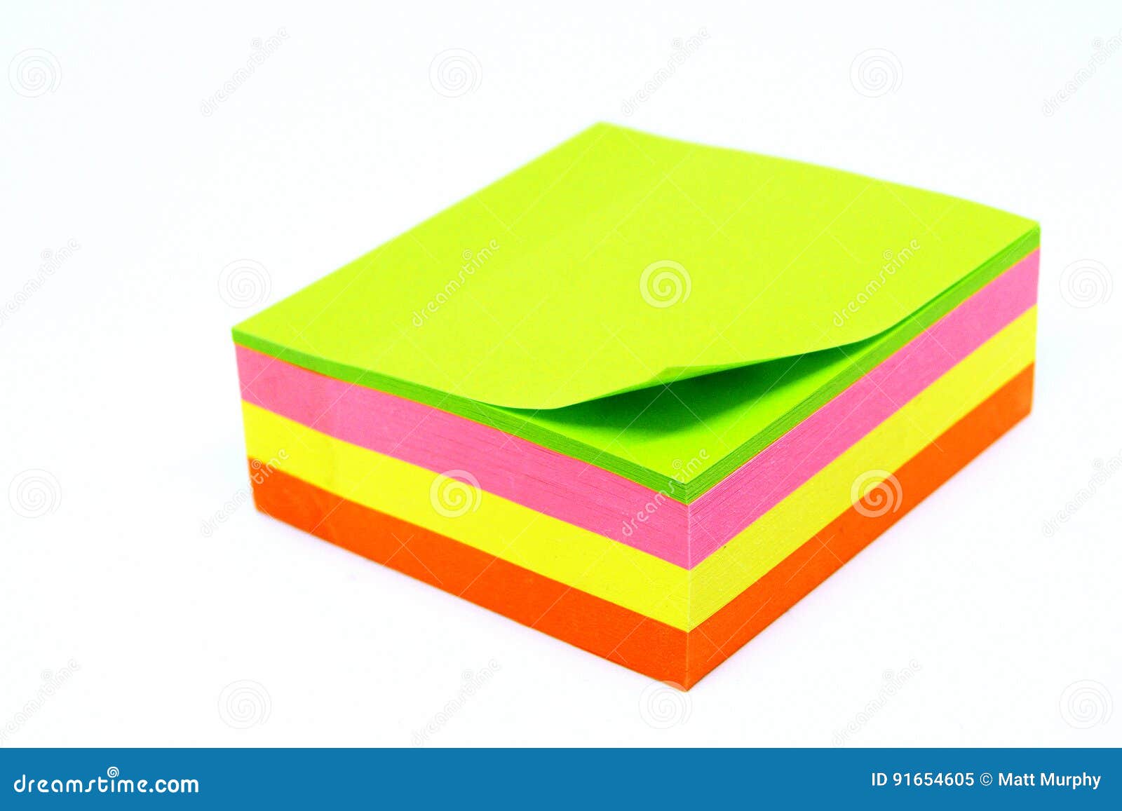 Post-it notes stock image. Image of notes, colored, square - 91654605