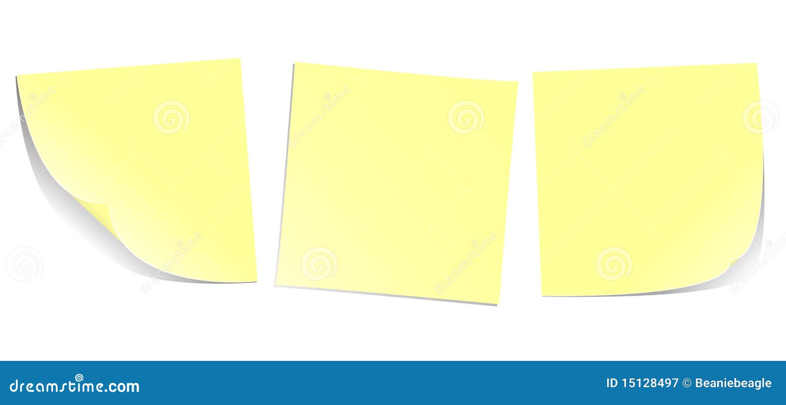 Post it Notes / EPS stock vector. Illustration of templates - 15128497