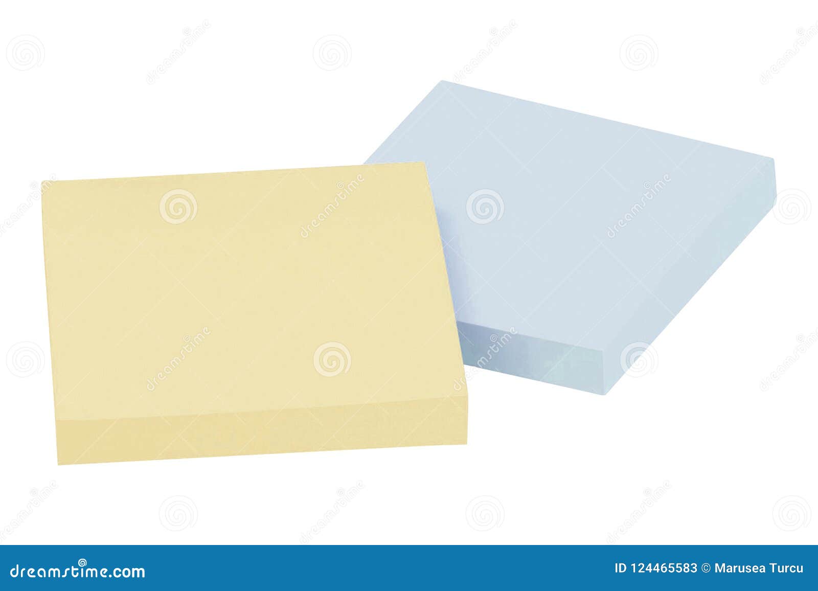 Post-it Notes Isolated on White Stock Image - Image of business, note ...