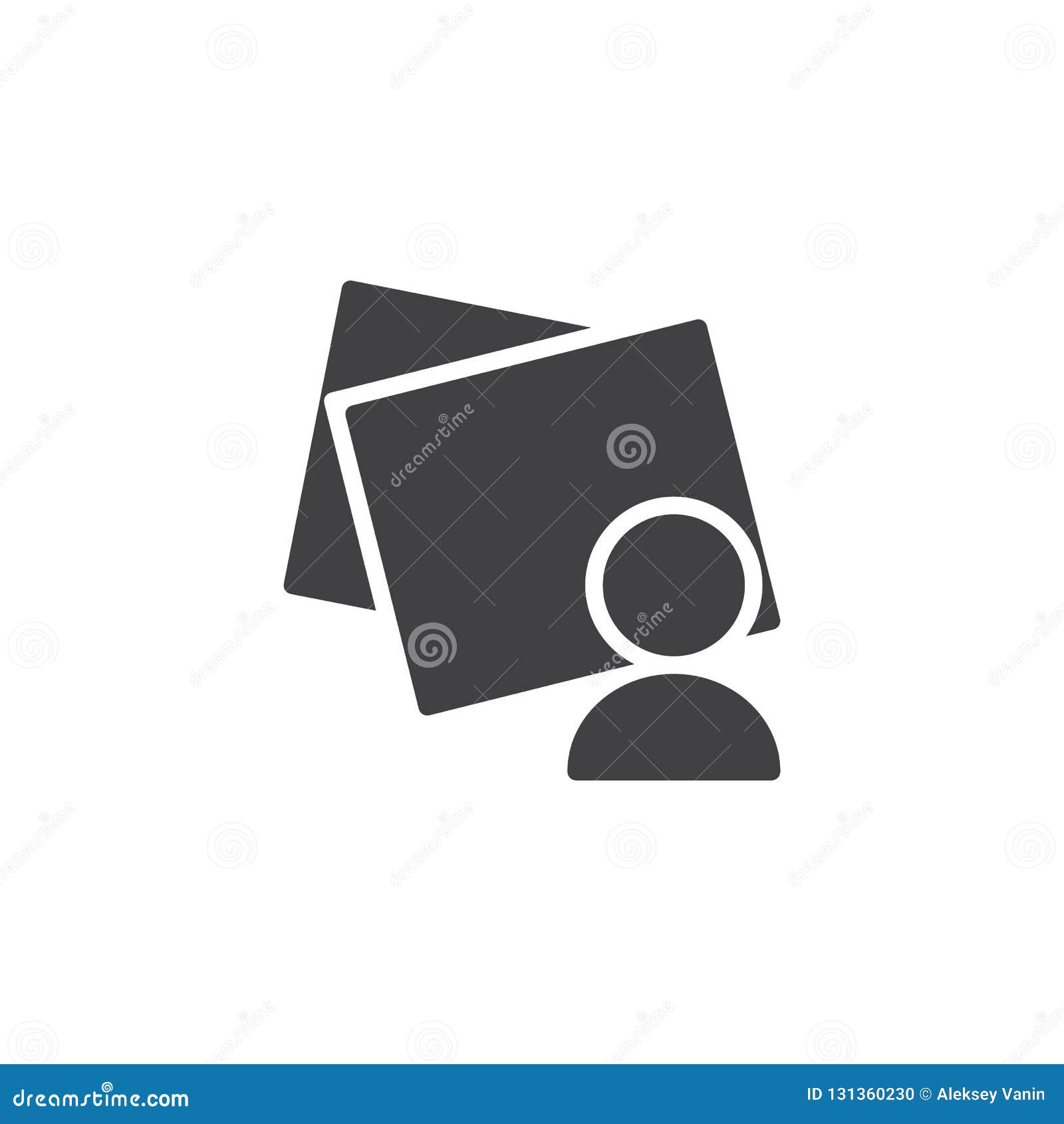 Post it Notes and Man Avatar Vector Icon Stock Vector - Illustration of ...