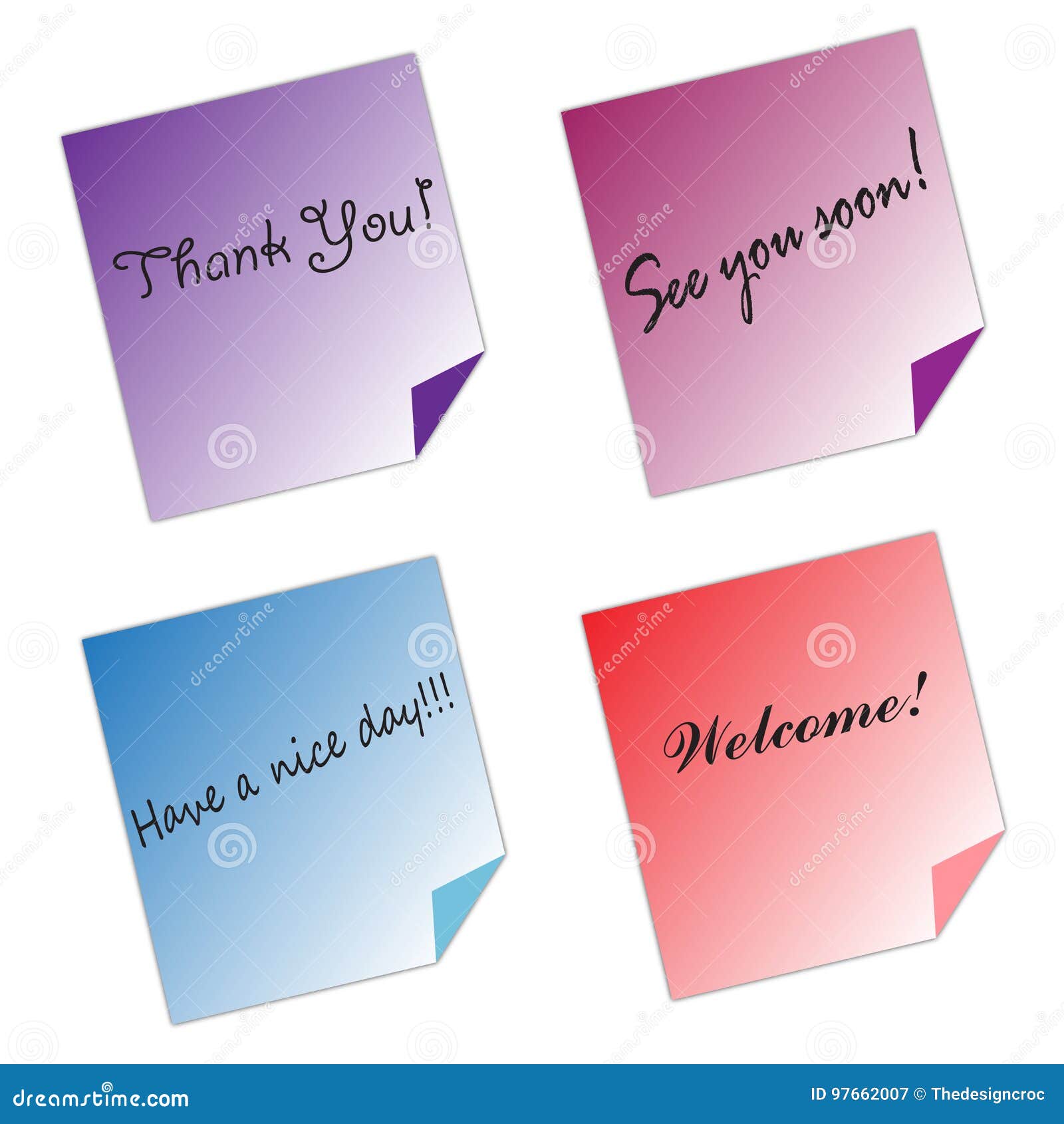 Thank You Messages In Different Languages Vector Illustration ...