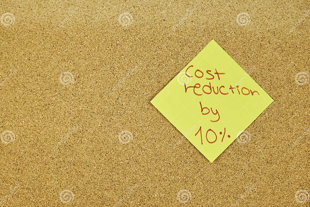 Notes of Resolutions and Goals on a Cork Board Stock Image - Image of ...