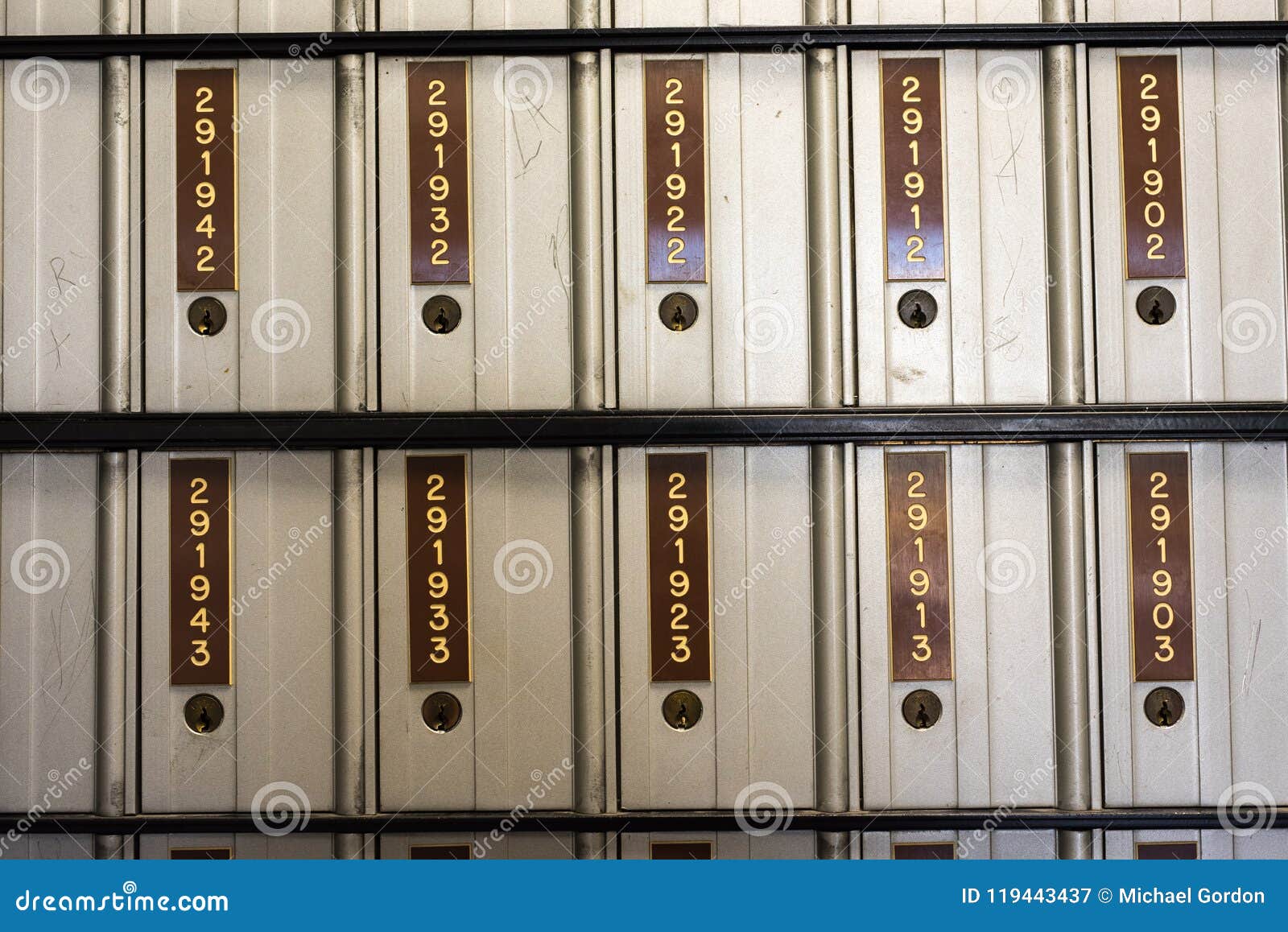 United States Post Office Boxes Stock Image - Image of mail, drawer ...