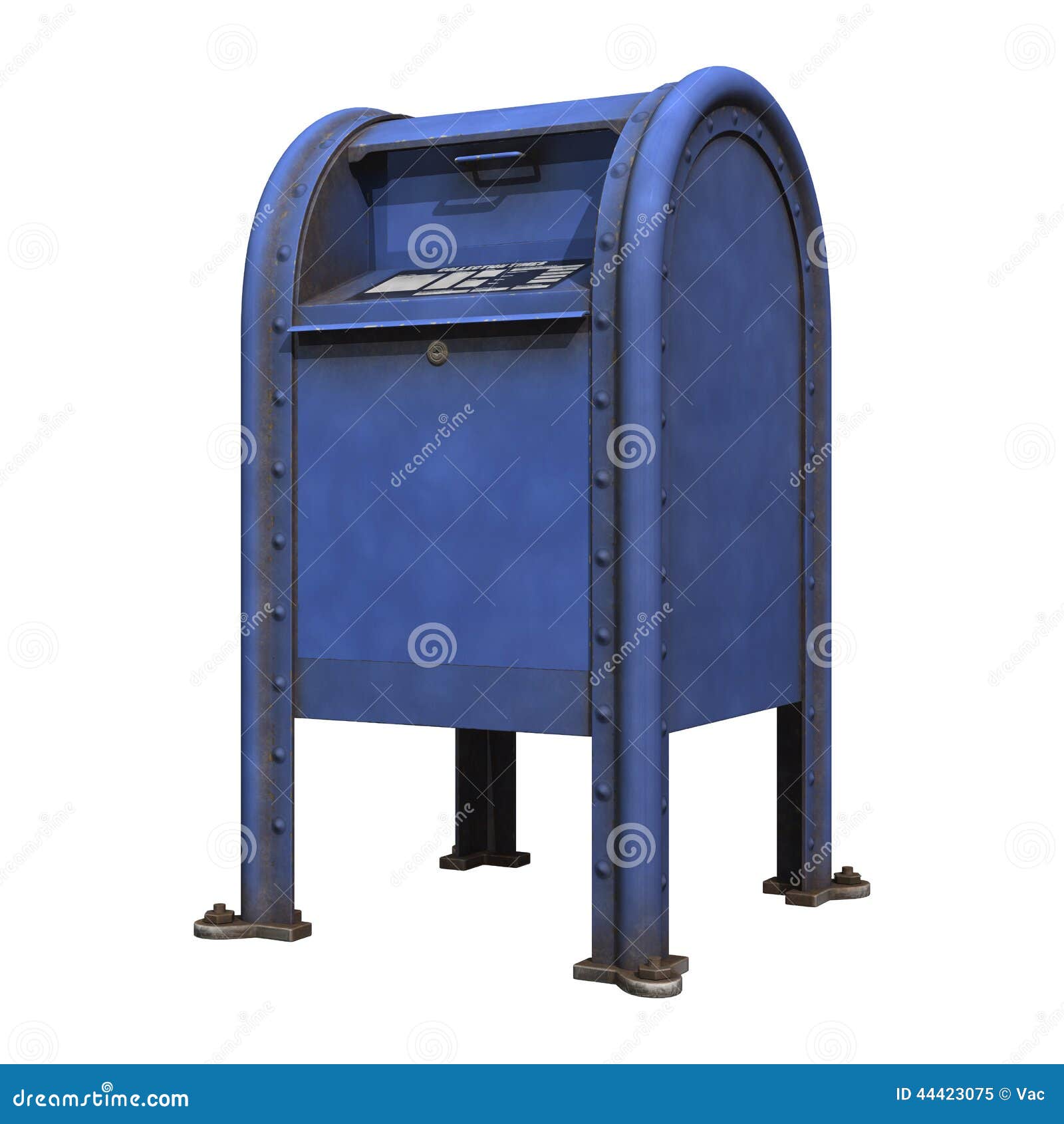 Post Office Mailbox stock illustration. Illustration of retro - 44423075