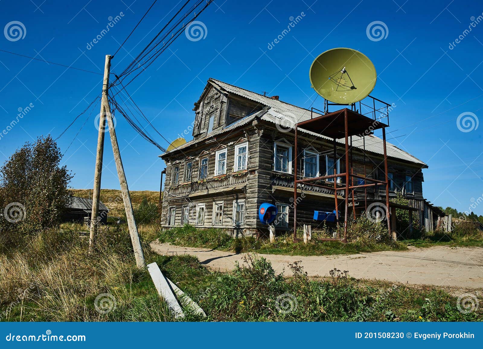 A Post Office in a Rural Location Stock Photo - Image of wooden ...