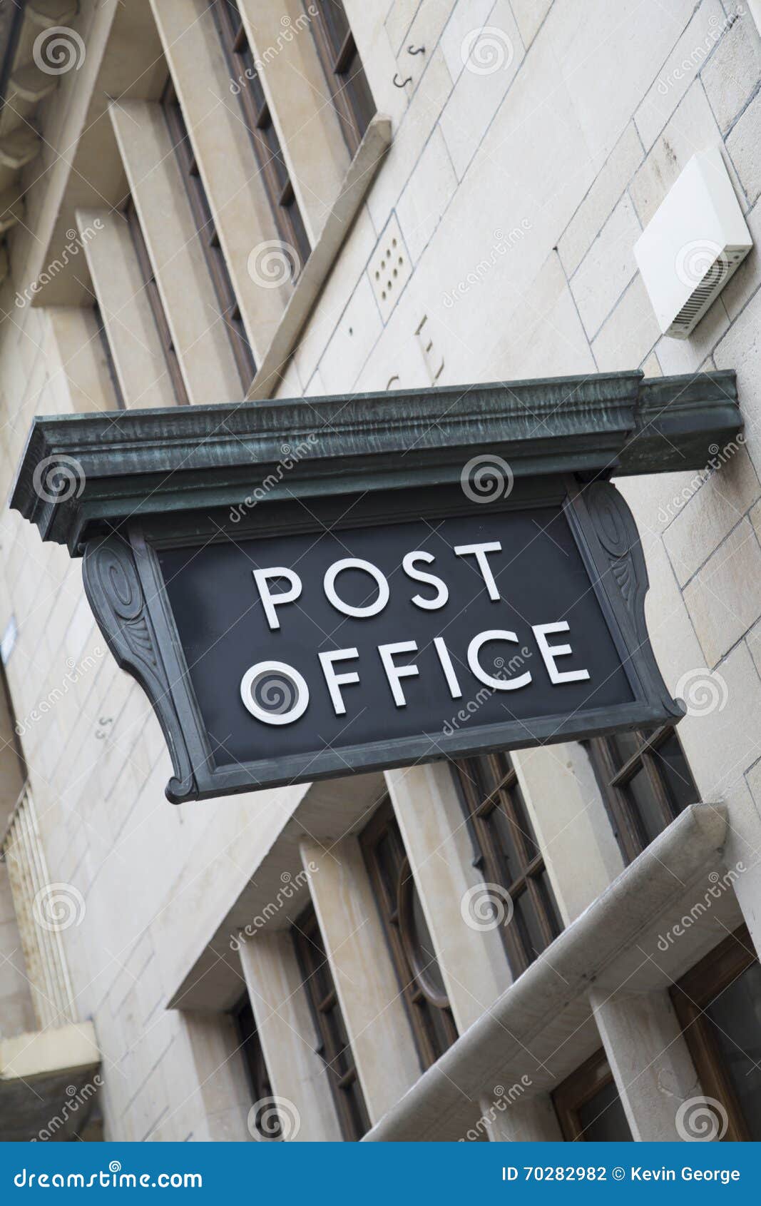 Post Office Sign stock photo. Image of facade, send, city - 70282982